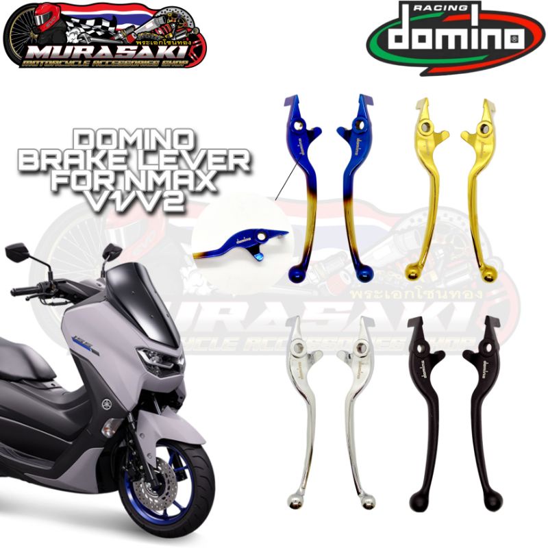 DOMINO Brake Lever for NMAX V1 / V2 / 2tone / Titanium Brake Lever for ...