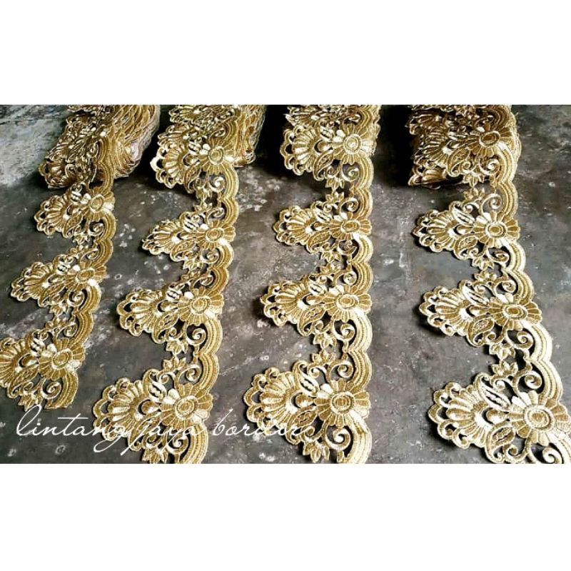 RATU Queen flower meter embroidered lace /aa45 | Shopee Philippines