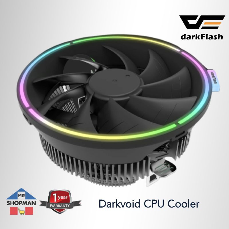 Darkflash Darkvoid CPU Cooler RGB Fan | Shopee Philippines