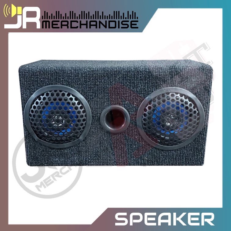 (W-SB24) Winford 4" 2 way 100wattsx2 Car Speaker with Carpeted Speaker ...