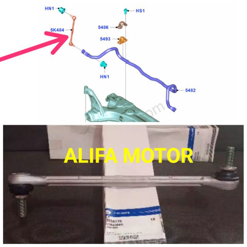Ford Fiesta Stabilizer Link All Original Ford Parts Types | Shopee ...