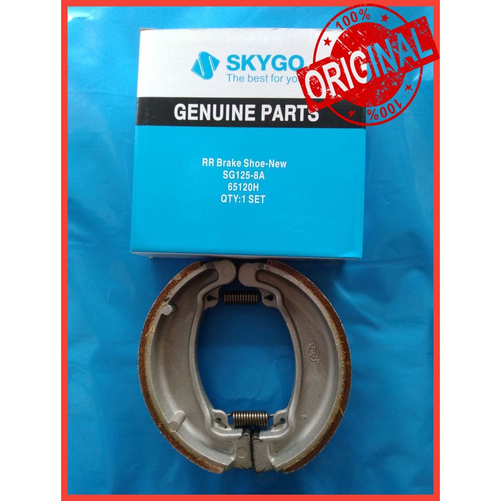 Original Rear Brake Shoe Skygo Brand/rusi125-150-skygo125-150-Euro-125 ...
