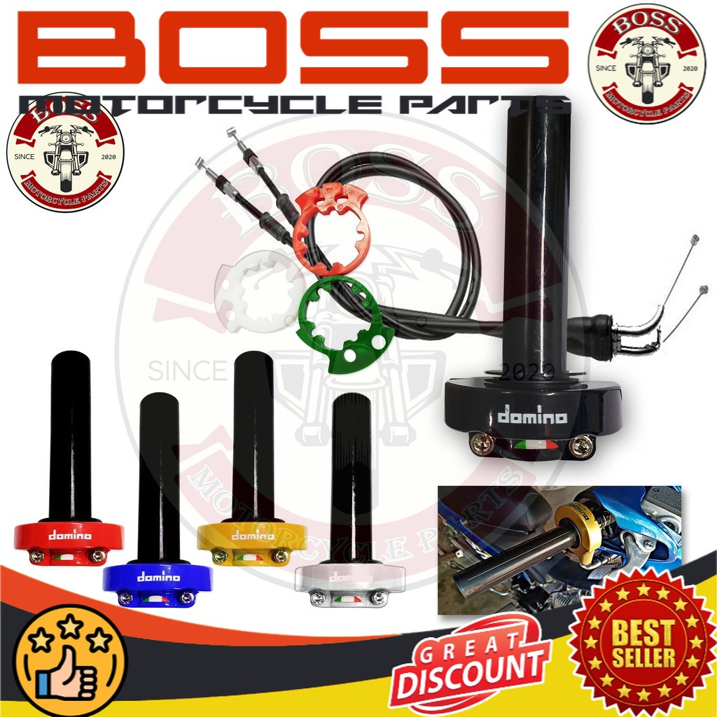 Domino Quick Throttle Universal Motor with 2 PCS Cable FI/Stock Carb ...