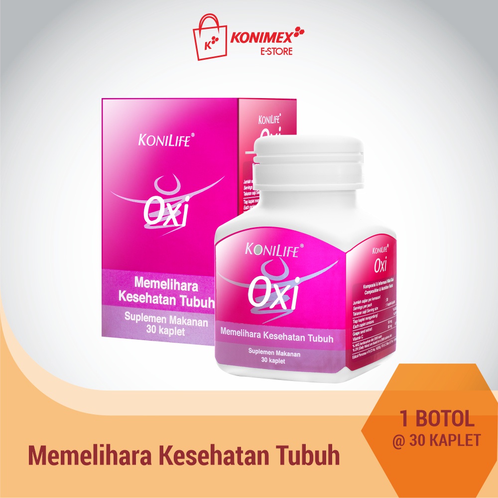 Konilife Oxi Food Supplement 30 Capsules Natural Antioxidant | Shopee ...
