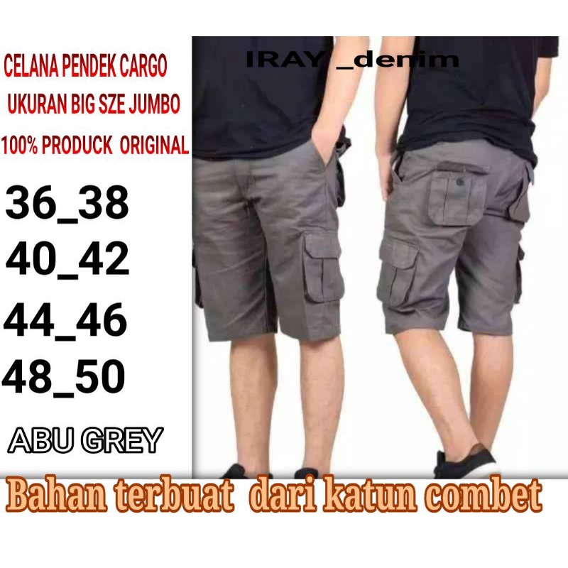 Men's Cargo Shorts Big size jumbo super jumbo size .36..38.40.42.44.46 ...