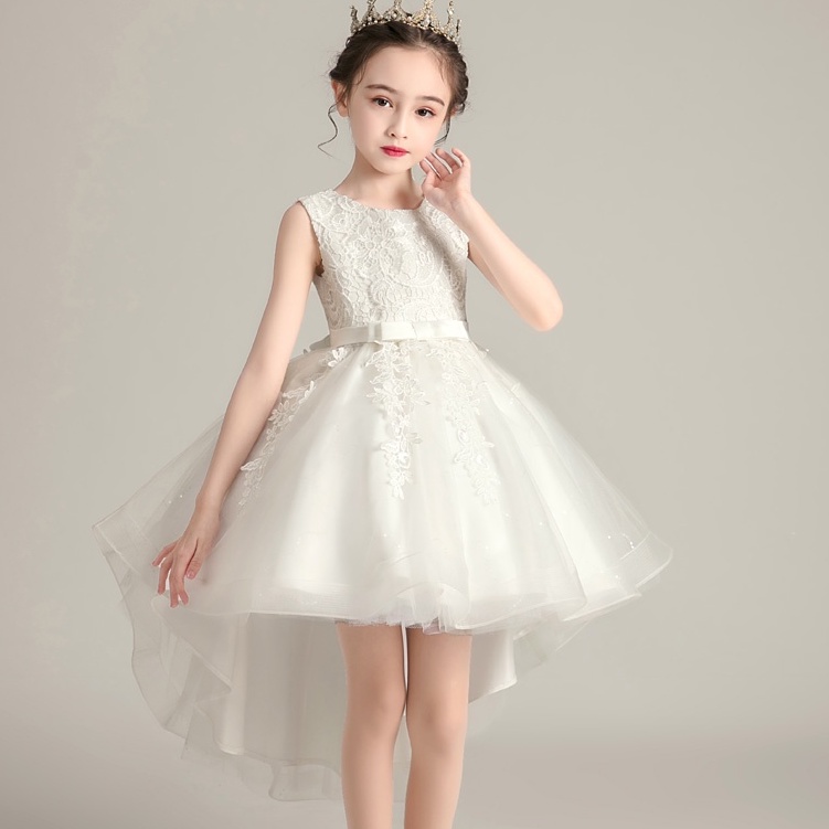 Summer Girls Princess Dress,Flower Girl's Fluffy Mesh Trailing Ball ...