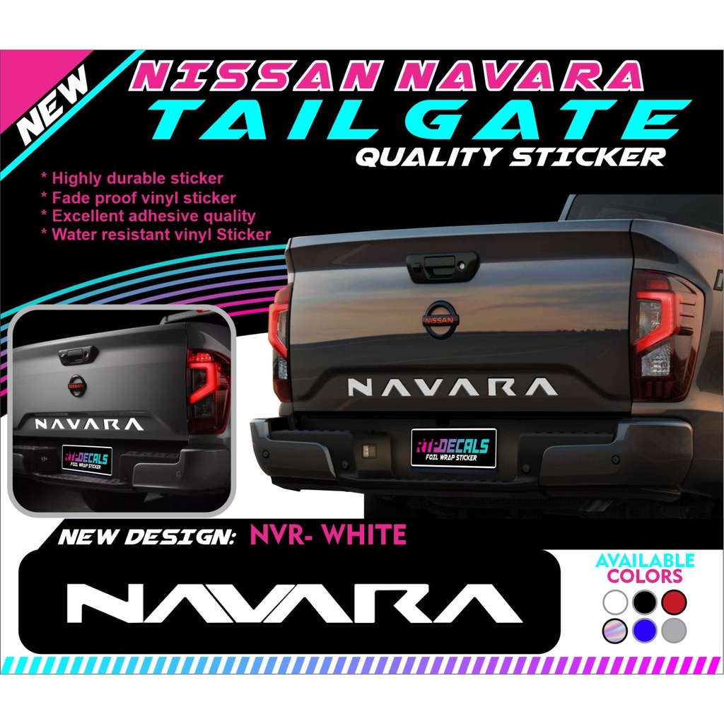 NISSAN NAVARA TAIL GATE DECALS STICKER | Shopee Philippines