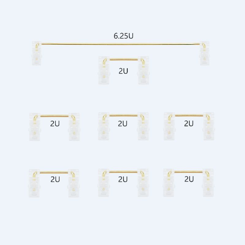 Stab mechanical keyboard EG v3 Plate Mount | Everglide v3 Stabilizer ...
