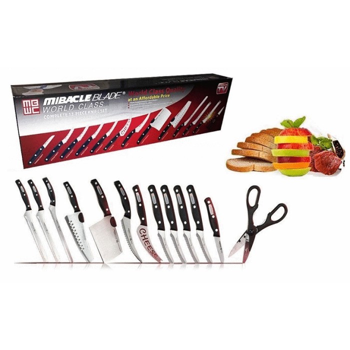 Miracle Blade World Class 13 Piece Knife Set | Shopee Philippines
