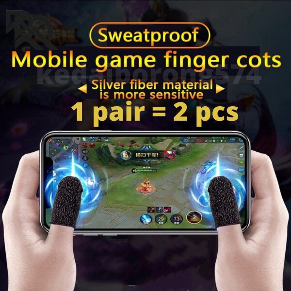Finger Sleeve Removes Sweat and Water Game Controller For Pubg Mobile ...