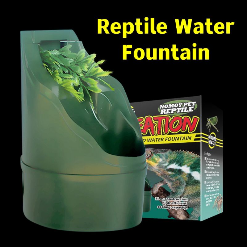 Nomoy Pet Reptile Water Fountain Reptile Chameleon Water dish lizard ...