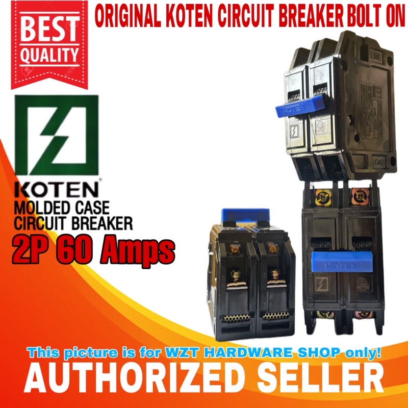 ORIGINAL KOTEN CIRCUIT BREAKER PLUG IN / BOLT ON 15a 20a 30a 40a 60a 100a | Shopee Philippines