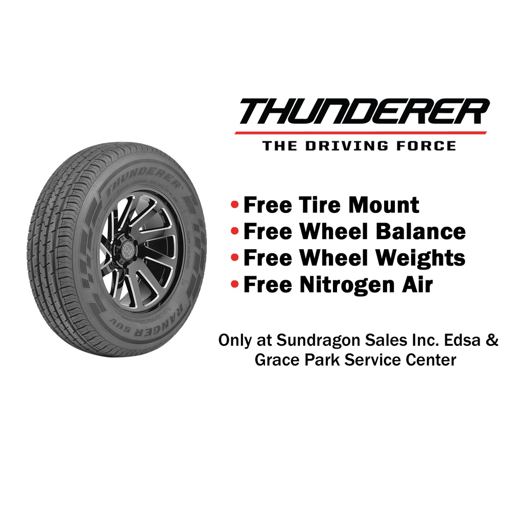 Thunderer 265/60 R18 110H Ranger SUV HT603 H/T Tire | Shopee Philippines