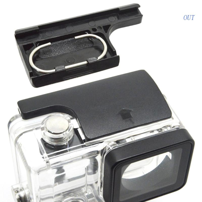 OUT Plastic Back Door Lock Buckle Clip Snap Latch Mount for GoPro Hero ...