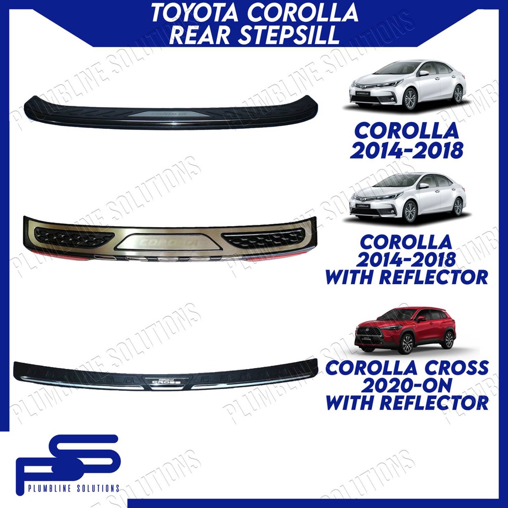Rear Stepsill Toyota Corolla Cross Corolla Altis w/ Reflector / Raize ...