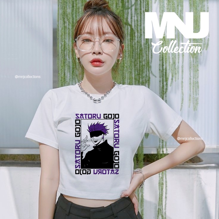 Jujutsu Kaisen Satoru Gojo Sublimation Crop Top COD | Shopee Philippines