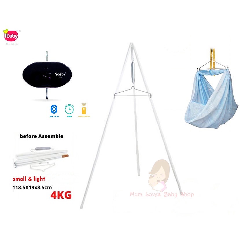 I Baby - Spring Cot TRAVEL SET/Rangka Buaian/Tripod Baby Cradle ...