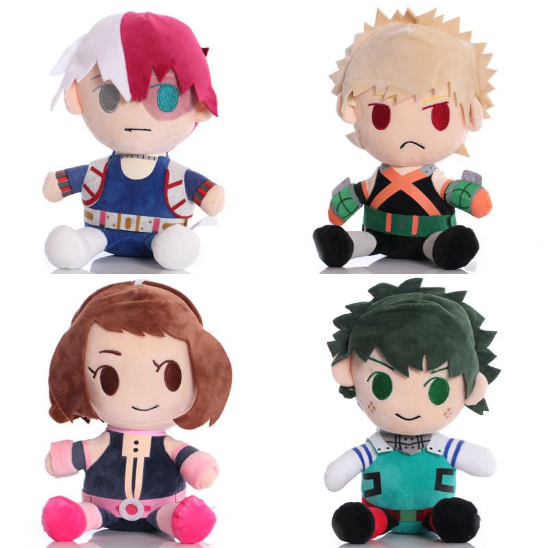 24cm Anime My Hero Academia Midoriya Izuku Deku Plush Toy Stuffed Dolls ...