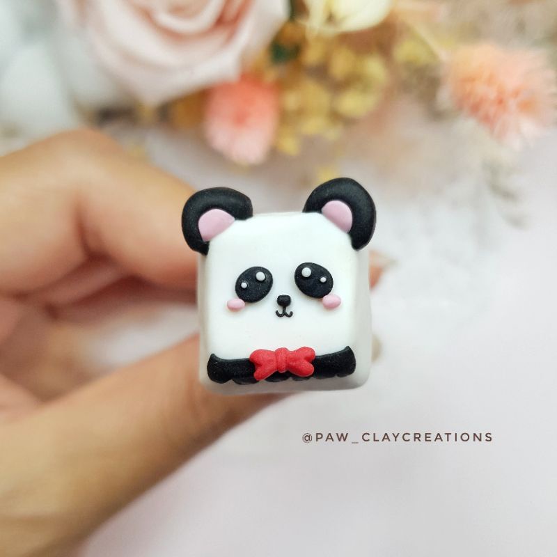Artisan keycaps Panda keycaps/Custom keycap/mechanical keyboard/animals ...