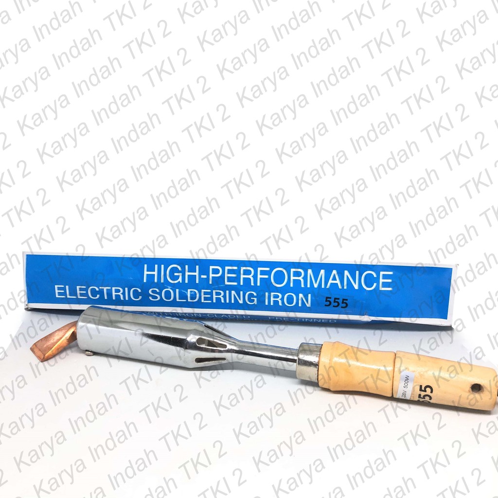 500W Electric Soldering Iron Wooden Handle 555 500 Watt Electric ...