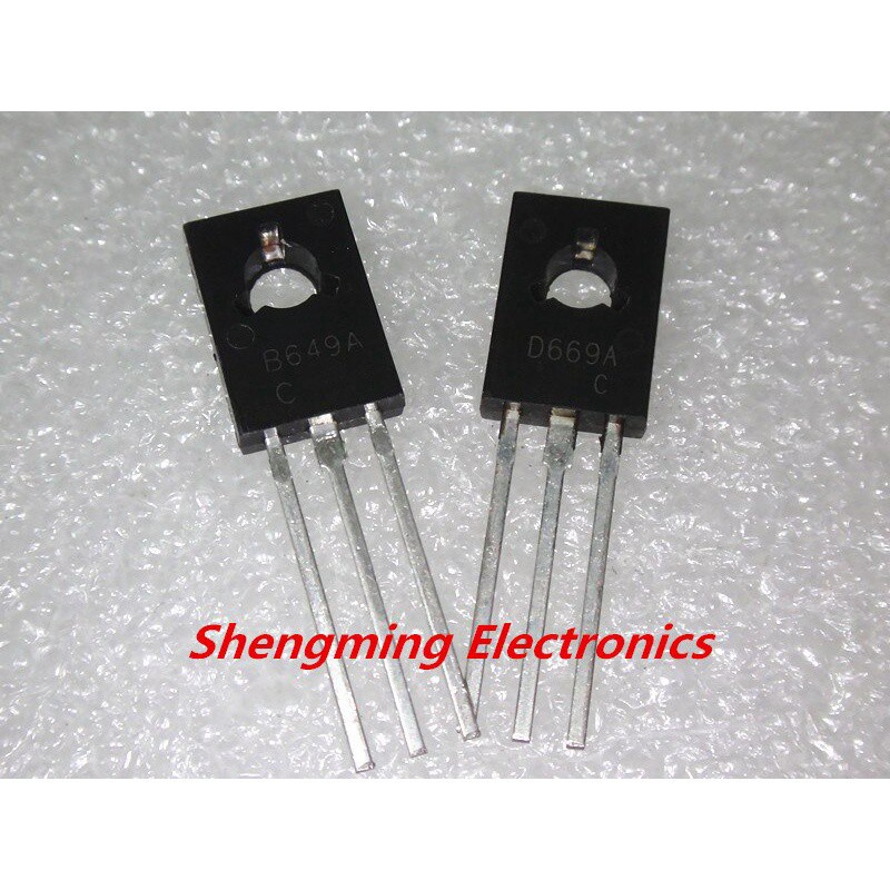 10pairs 2SD669A 2SB649A (10PCS D669A +10PCS B649A) TO-126 transistor ...