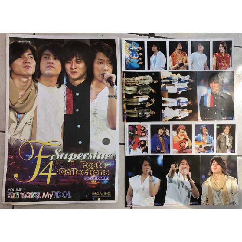 My idol magazine F4 Poster Collection | Shopee Philippines