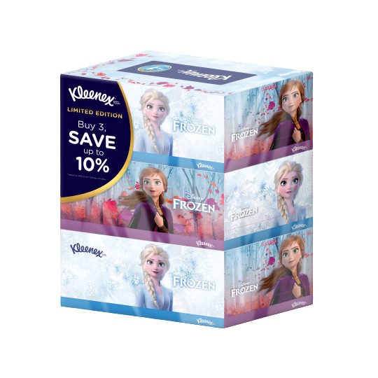 Kleenex Facial Tissue Disney Box 2ply 170 pulls x 3 boxes | Shopee ...