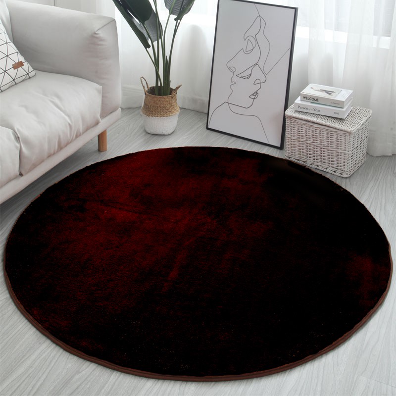 80/100/120CM Fluffy Carpet Round Floor Mat Tatami Rugs Sofa Ikea Home ...