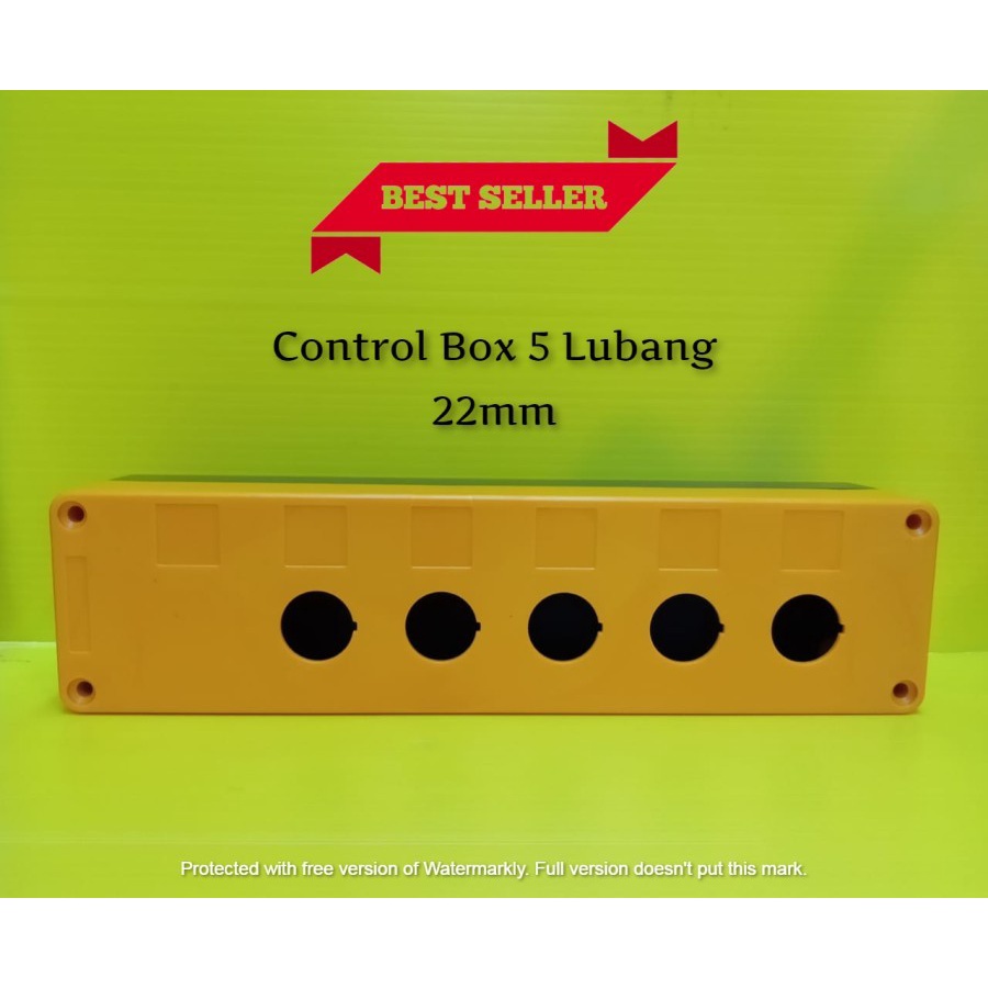 22mm 5 Hole Yellow Push Button Control Box, good reliable | Shopee ...