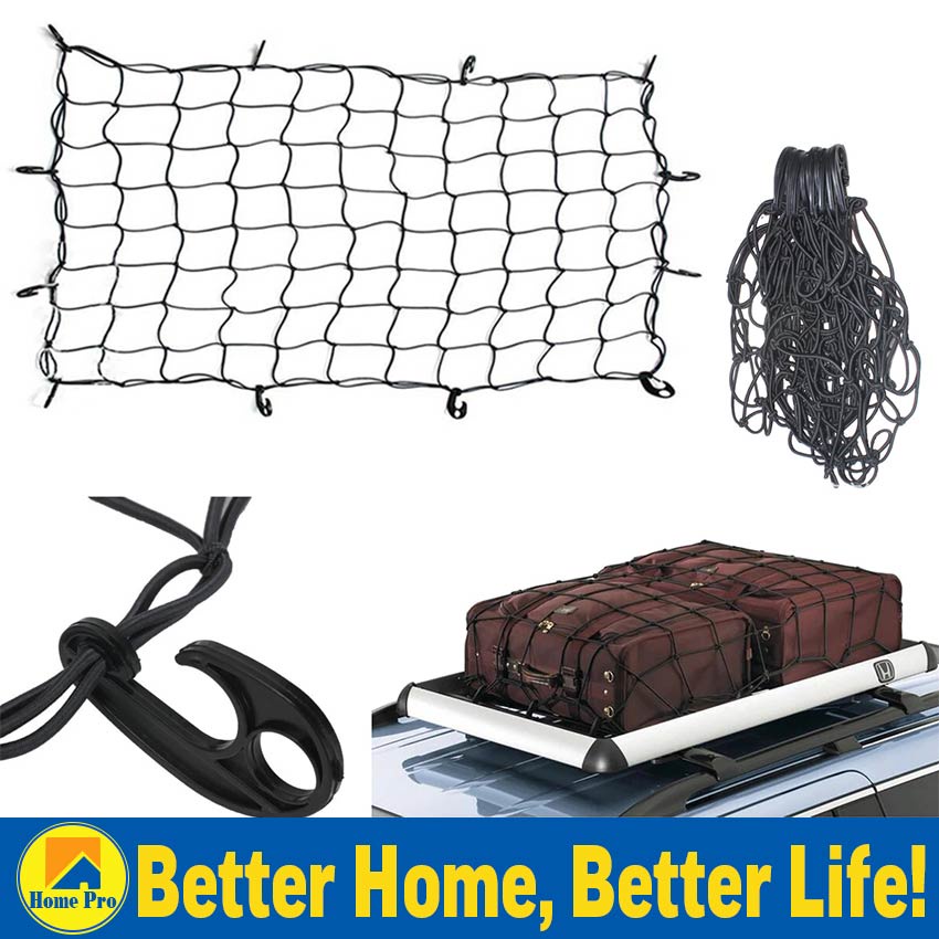 1.2*0.9m Car Roof Top Cargo Net Elastic Mesh Luggage Rope Cover ...