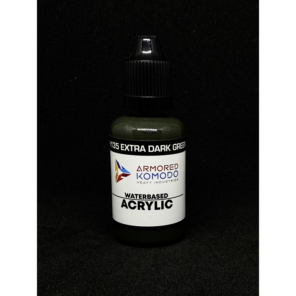 Extra Dark Green PH135 Waterbased Acrylics 30ml Armored Komodo | Shopee Philippines