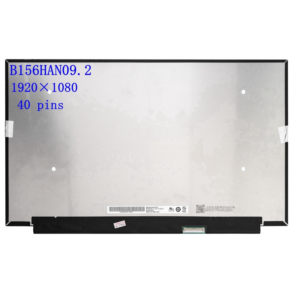 15.6" Laptop LCD Screen B156HAN09.2 Fit NV156FHM-NY4 LP156WFG-SPP1 For ...
