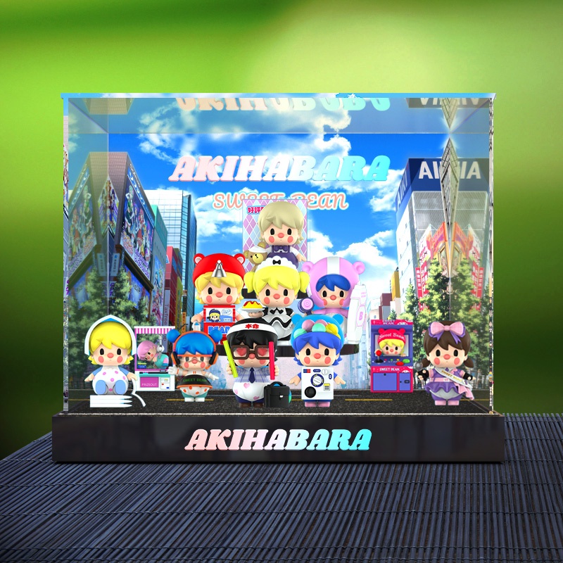 Acrylic Display Box POPMART Bubble Mart Small Sweet Bean Akihabara ...