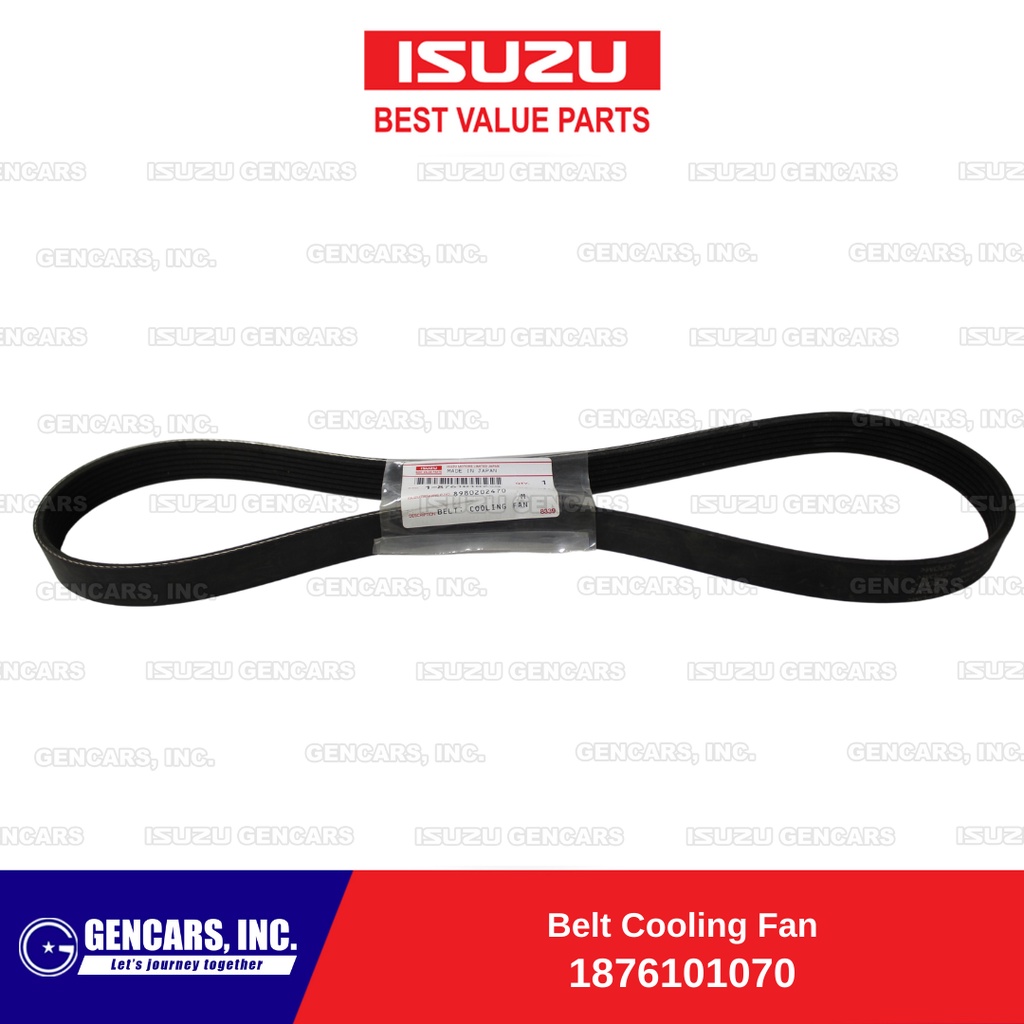 Isuzu Cooling Fan Belt for FTR 1996 - Euro 2 (1-87610107-0) (Genuine ...