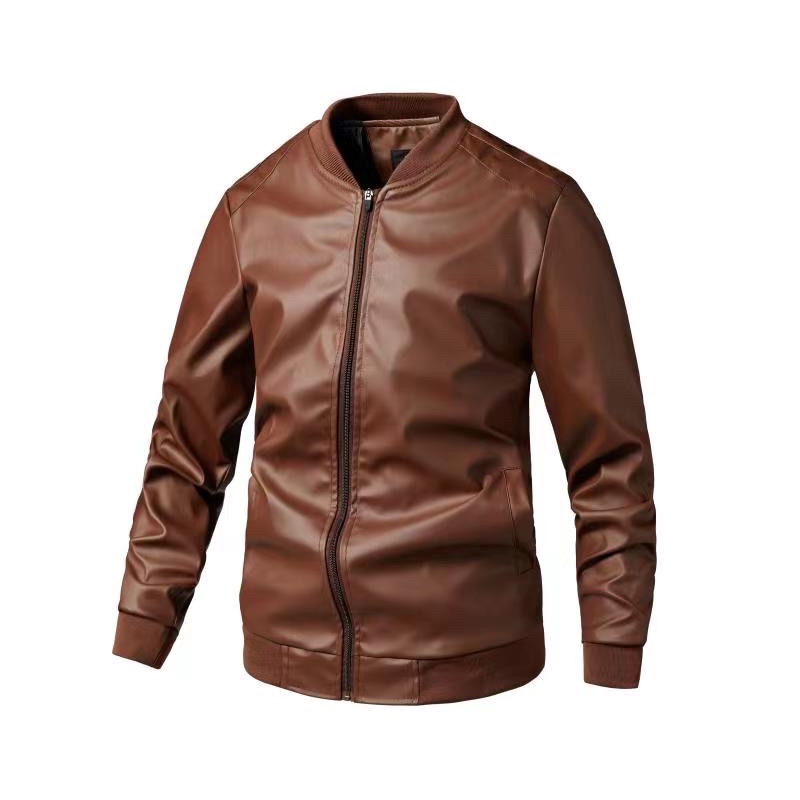 MEN Classic Pu Leather Jacket | Shopee Philippines
