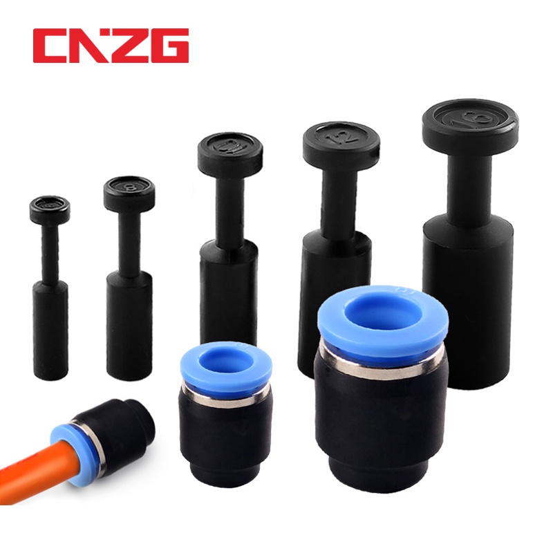 CNZG Pneumatic Blanking Pipe End Cap Plug Plugs Hair Hose Tube Push Fit ...