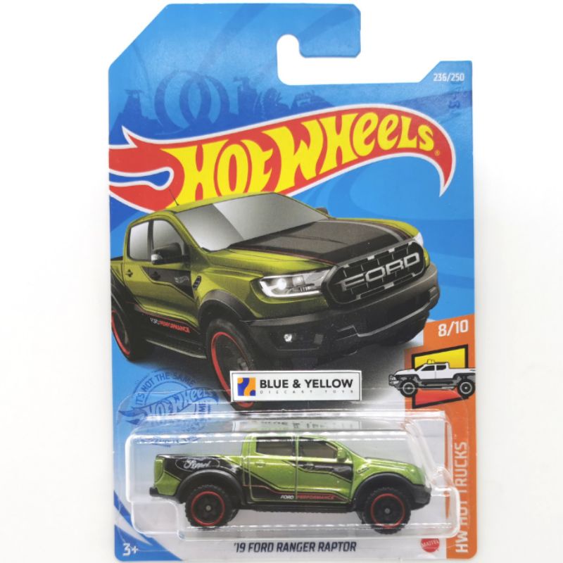 HW Hot Wheels Hotwheels Ford Ranger Raptor Pickup Diecast Scale Model ...