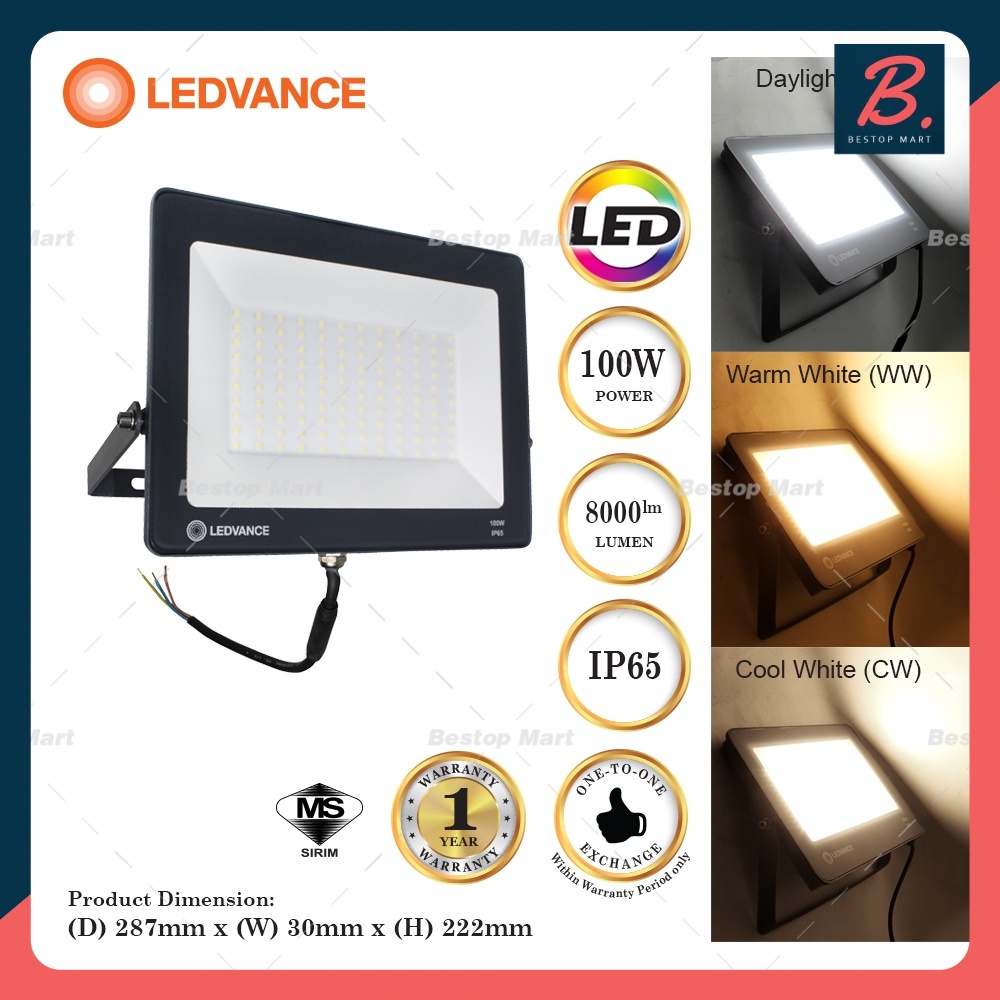 OSRAM LEDVANCE ECO LITE G2 LED FLOODLIGHT 100W/150W/200W | Shopee ...