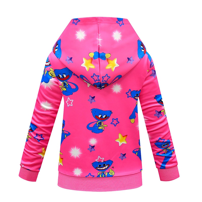 Kids Poppy Playtime Coat Game Printing Hoodies Cartoon Girls Boys ...