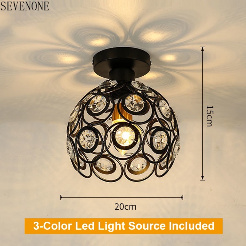 Ceiling Light Creative Crystal Aisle Ceiling Lights,Corridor Light,Hallway Balcony Light Modern ...