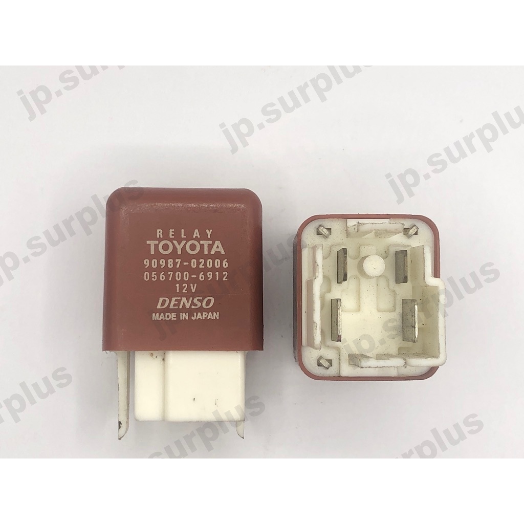 Japan Surplus Toyota Denso Relay Brown 12V 4 Pin (Made in Japan ...