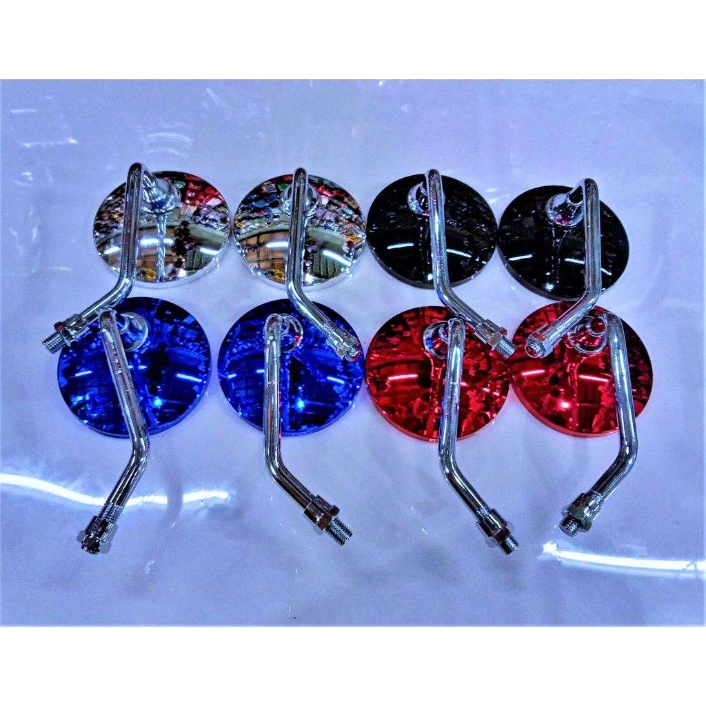 MOTORCYCLE CLASSIC ROUND SIDE MIRROR SMALL | Shopee Philippines