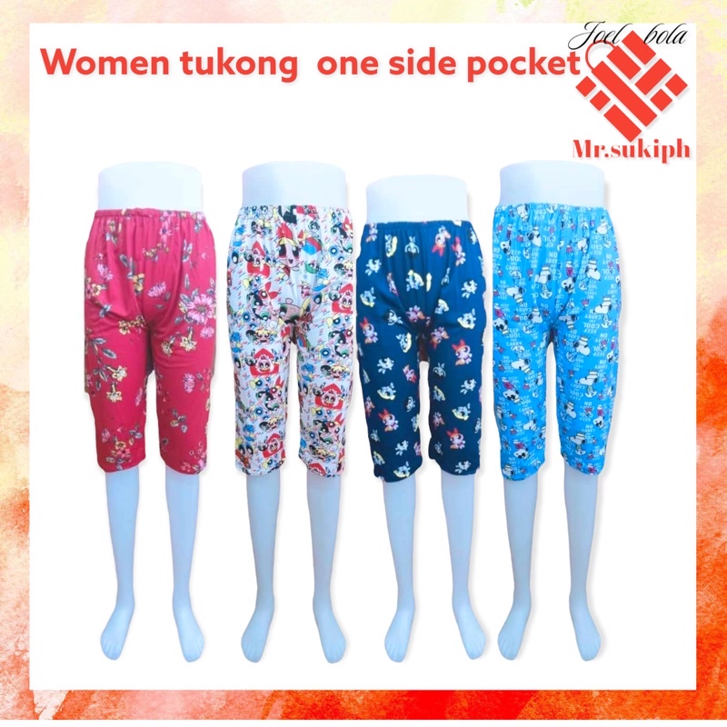 Women printed tukong one side pocket | Shopee Philippines