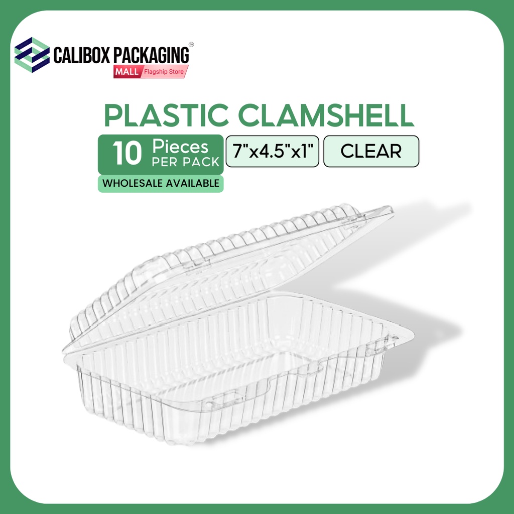 Calibox Packaging Plastic Clamshell Meal Box Pastry Food Container ...