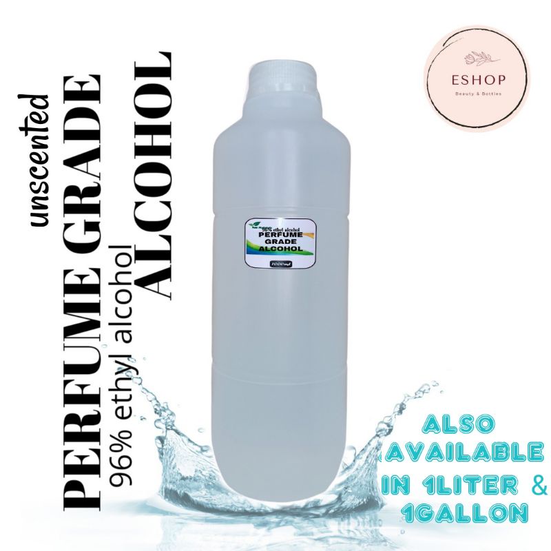 1Liter Perfume Grade Alcohol (96% Ethyl alcohol) | Shopee Philippines