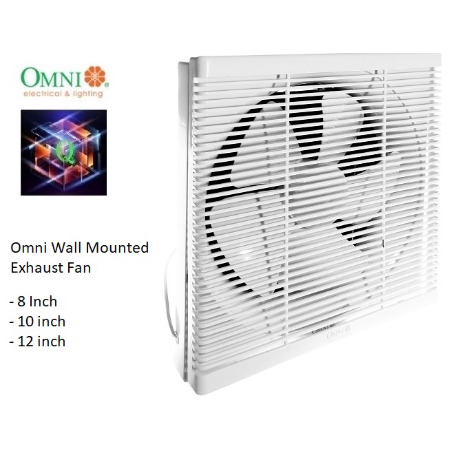 Omni Wall Mounted Exhaust Fan 8 10 12 inch | Shopee Philippines