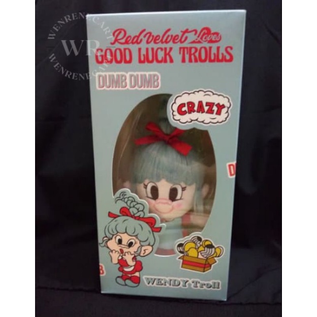 RED VELVET GOOD LUCK TROLL - WENDY DOLL (2020 TROLLS POP-UP STORE ...