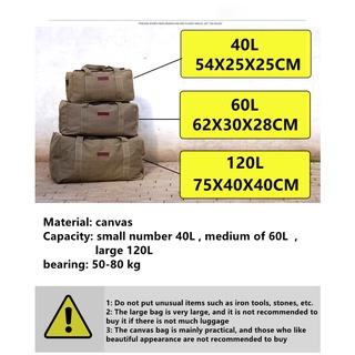 120L Travel Bag Men Women Big Size Waterproof Large Capacity Duffle ...