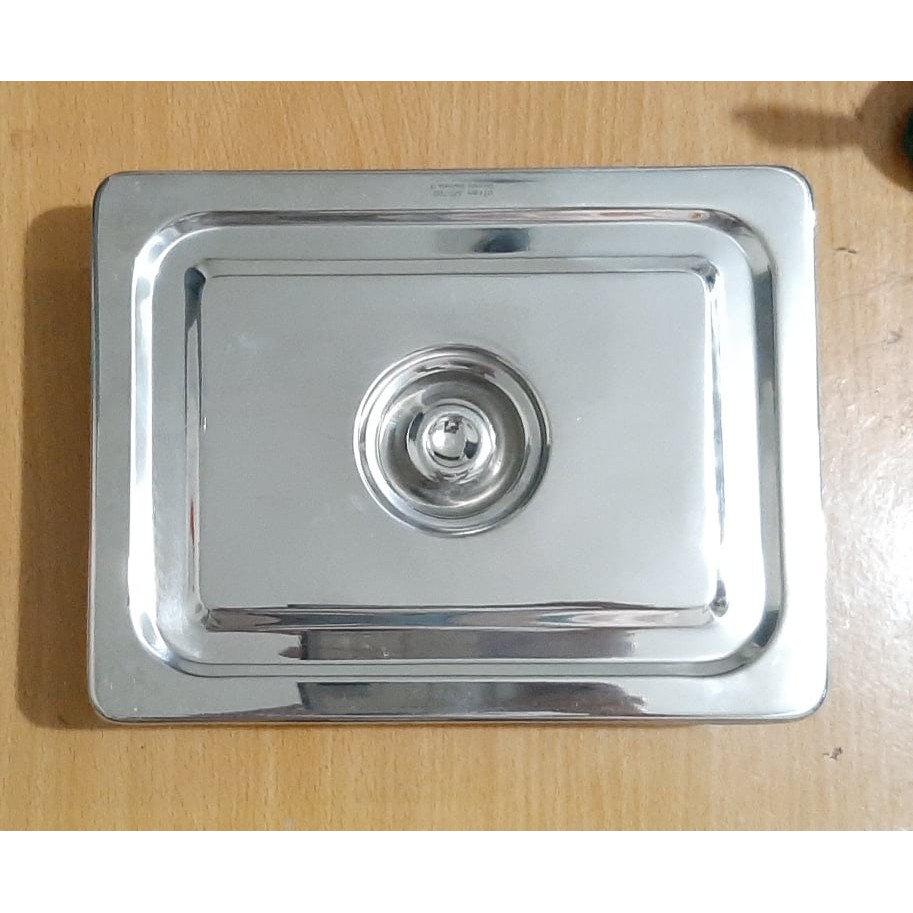 Stainless Tray With Cover Olten | Shopee Philippines