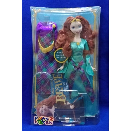 Disney Merida Brave Doll with Fashion Dresses - Y3470 Mattel | Shopee ...